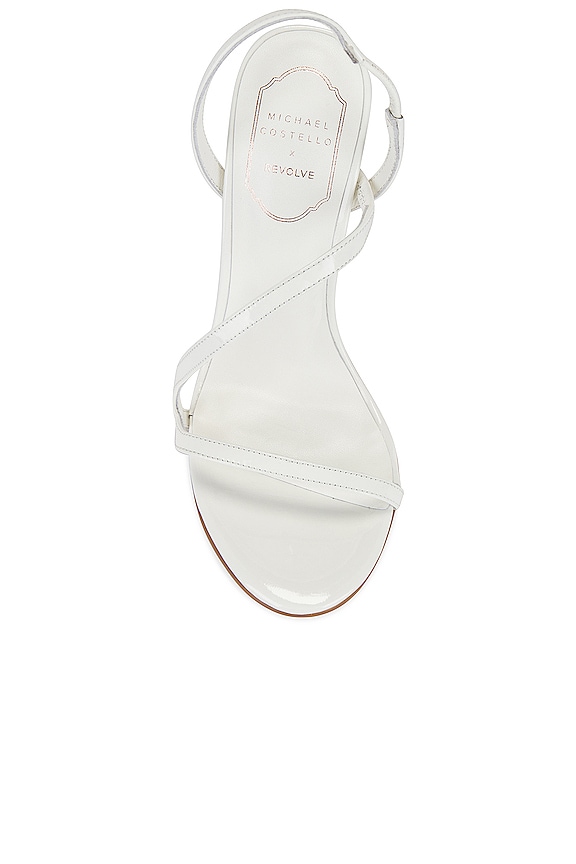Michael Costello x REVOLVE Gia Sandal in White | REVOLVE