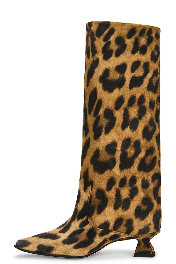 Miista Effie Tall Boot in Animal Print | REVOLVE