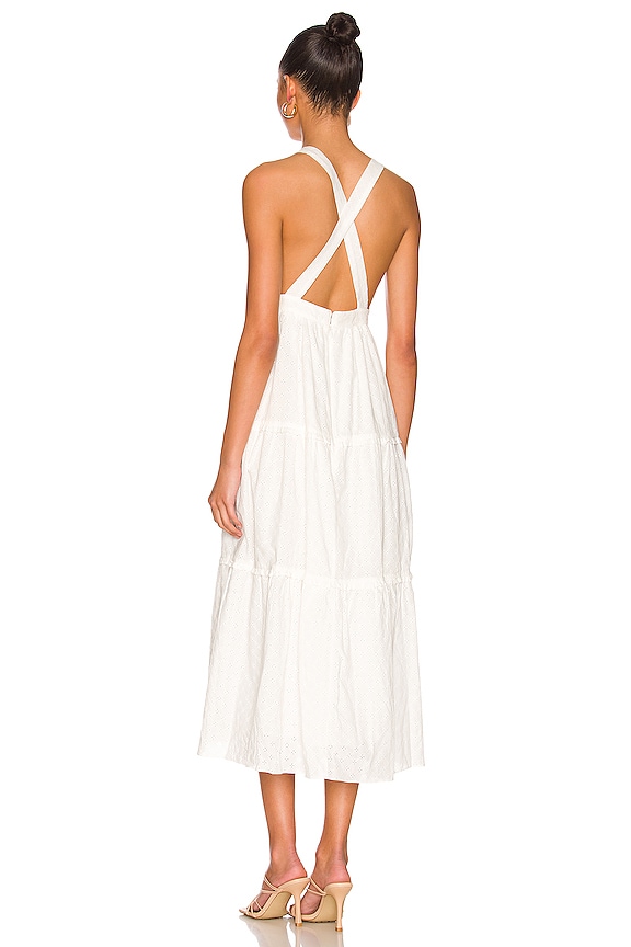 MINKPINK Lola Midi Sundress in White | REVOLVE