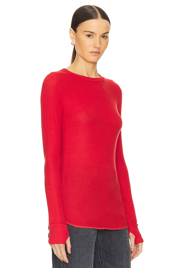 Michael Lauren Alick Tee in Scarlet | REVOLVE