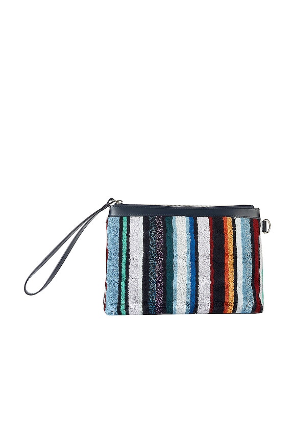 Missoni Home Chandler Rectangular Beauty Case in Blu Multicolor | REVOLVE