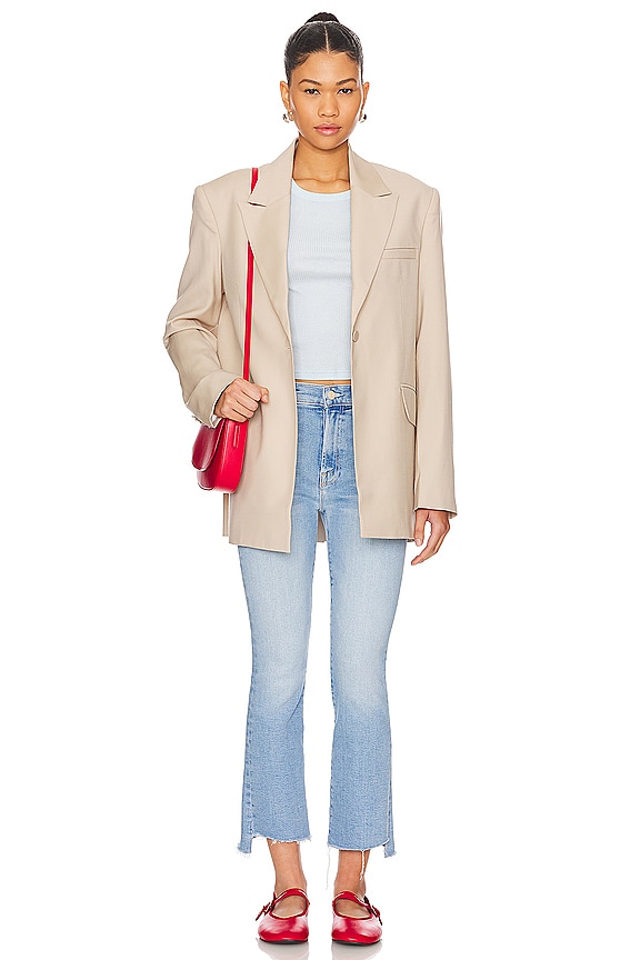 MOTHER Petite Lil' Insider Crop Step Fray Jeans in Limited Edition ...