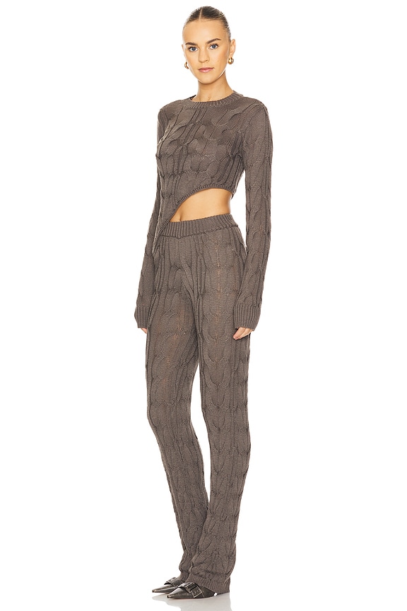 MORE TO COME Cally Pant Set in Grey | REVOLVE
