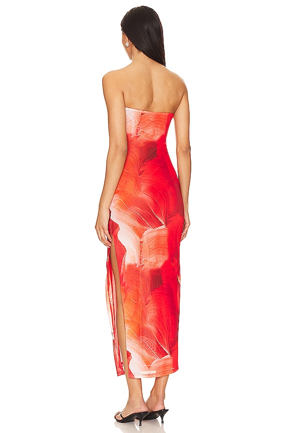 MORE TO COME Jamila Maxi Dress in Red Multi | REVOLVE