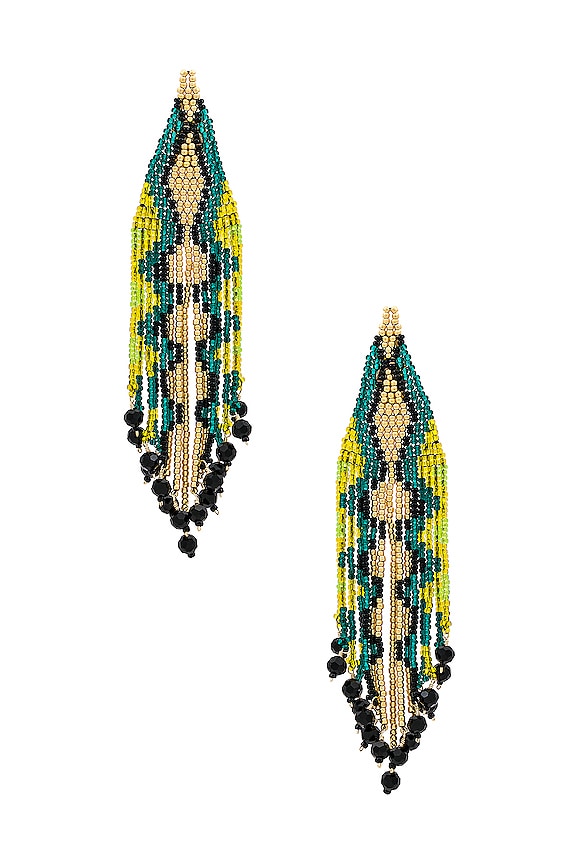 Mercedes Salazar Mercedes Clip On Earrings in Turquoise | REVOLVE