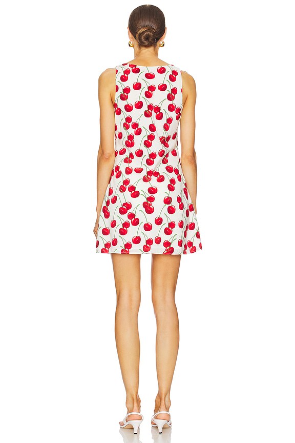Muma World X Revolve Cherry Electra Mini Dress in White Cherry | REVOLVE