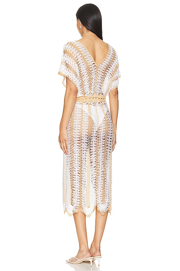 My Beachy Side X Revolve Crochet Midi Dress in White | REVOLVE
