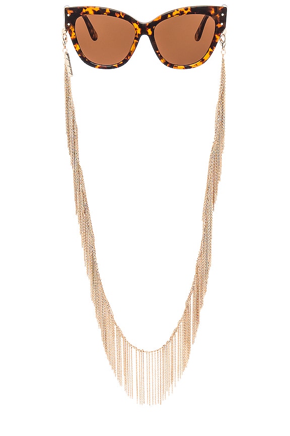 my my my Nicky Sunglass Chain in Gold | REVOLVE