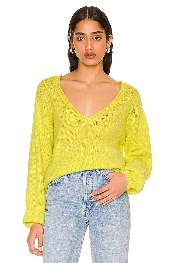 Nation Los Angeles Zoya Open Neck Sweater in Ace | REVOLVE