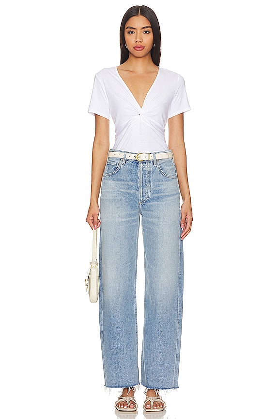 Nation Los Angeles Nation Caprice Twisted Top in White | REVOLVE