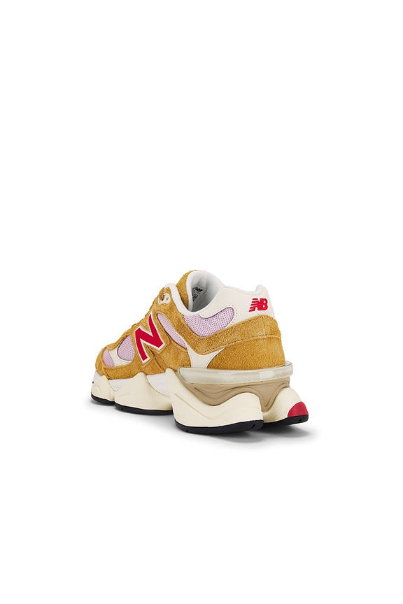 New Balance 9060 Sneakers in Great Plains, Twilight Haze, & True Red ...
