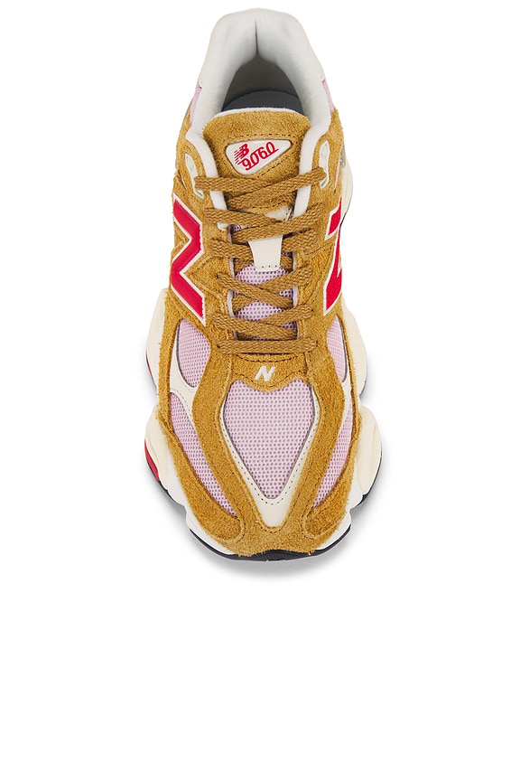 New Balance 9060 Sneakers in Great Plains, Twilight Haze, & True Red ...