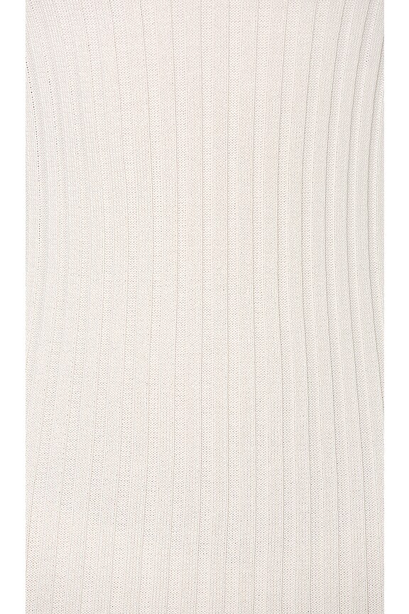 NBD Bekah Deep V Midi Dress in White | REVOLVE