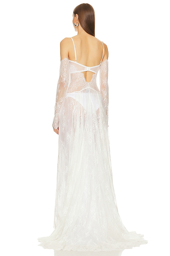 NBD Xyla Gown in white | REVOLVE