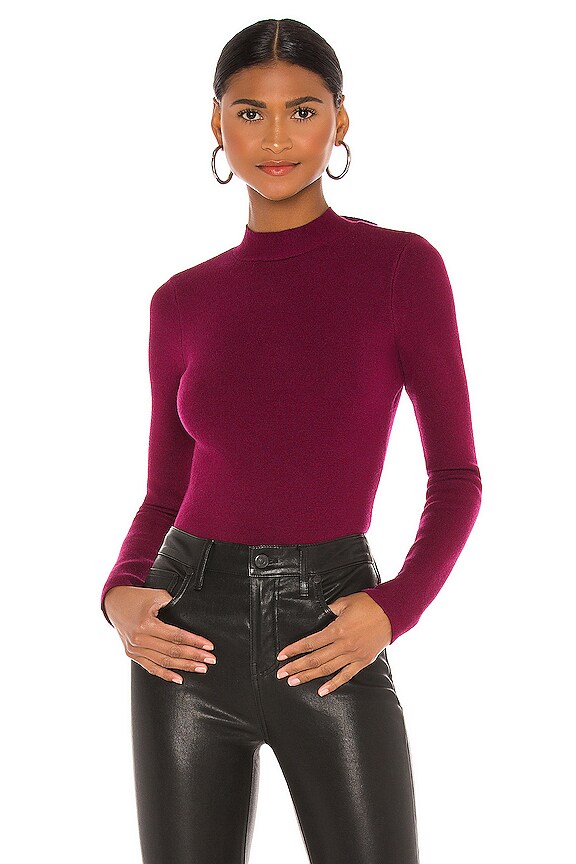 NBD Mackenzie Sweater in Burgundy | REVOLVE