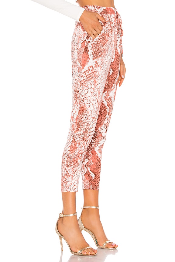 NBD x Naven Anne Pants in Red Snake | REVOLVE