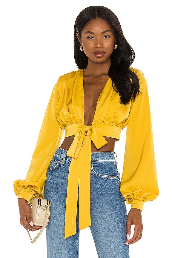 NBD Imogen Top in Goldenrod | REVOLVE