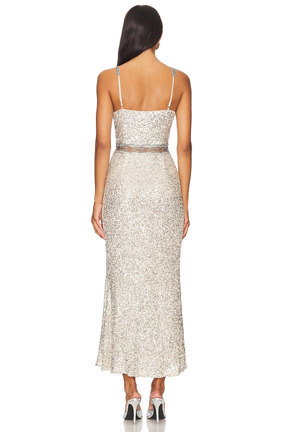 Never Fully Dressed Mimi Dress in Silver | REVOLVE