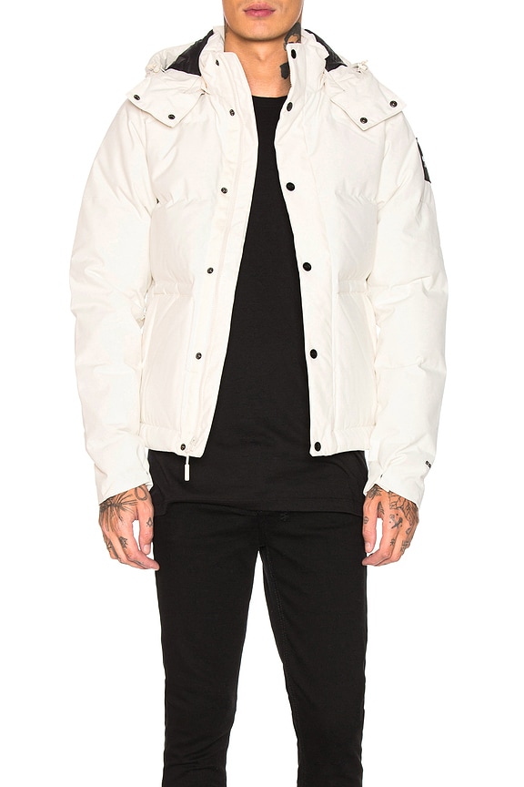 The North Face Black Box Canyon Jacket in Vintage White | REVOLVE
