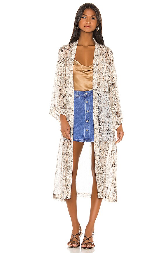 NICHOLAS Kimono in Brown Multi | REVOLVE