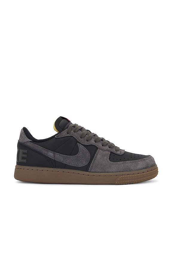 Nike Terminator Low Sneaker in Black, Medium Ash, & Gum Dark Brown ...