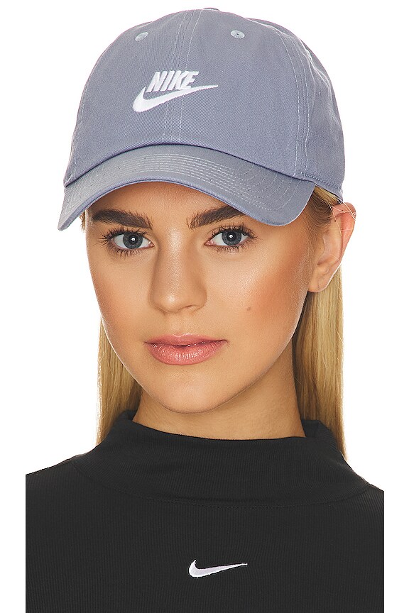 Nike H86 Futura Wash Cap in Ashen Blue | REVOLVE