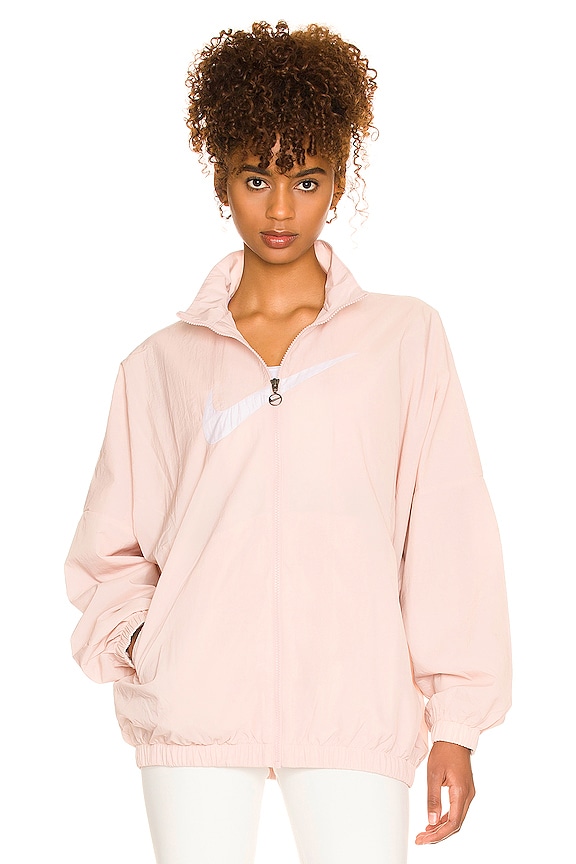 Nike Essential Jacket in Pink Oxford | REVOLVE