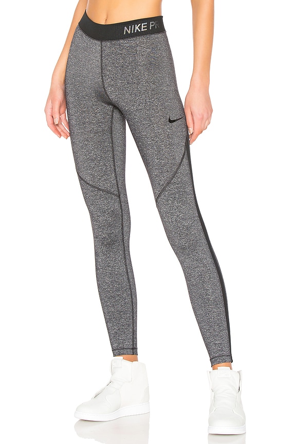 Nike Hypercool Tight in Black & Heather | REVOLVE