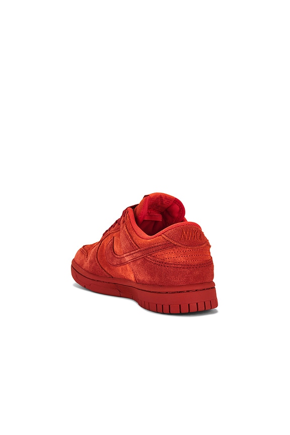 Nike Dunk Low SE Sneaker in Picante Red & Dragon Red | REVOLVE