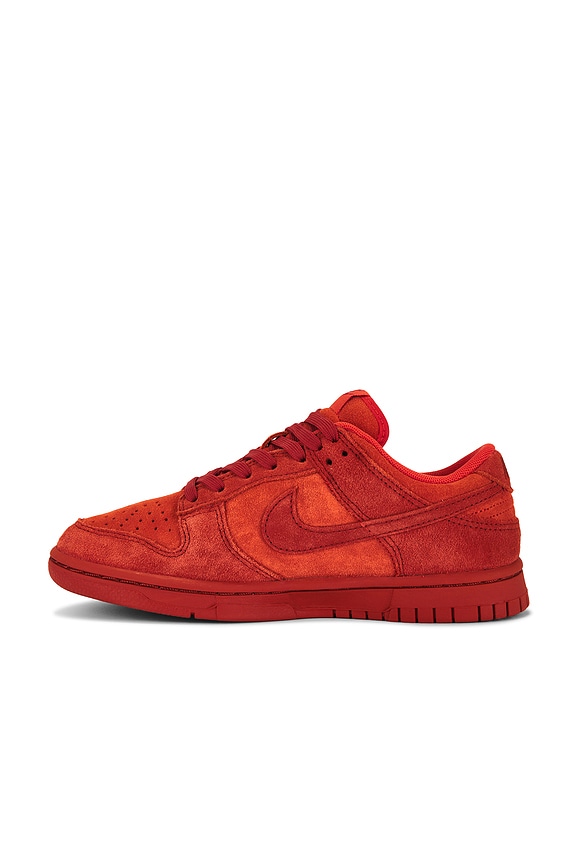Nike Dunk Low SE Sneaker in Picante Red & Dragon Red | REVOLVE