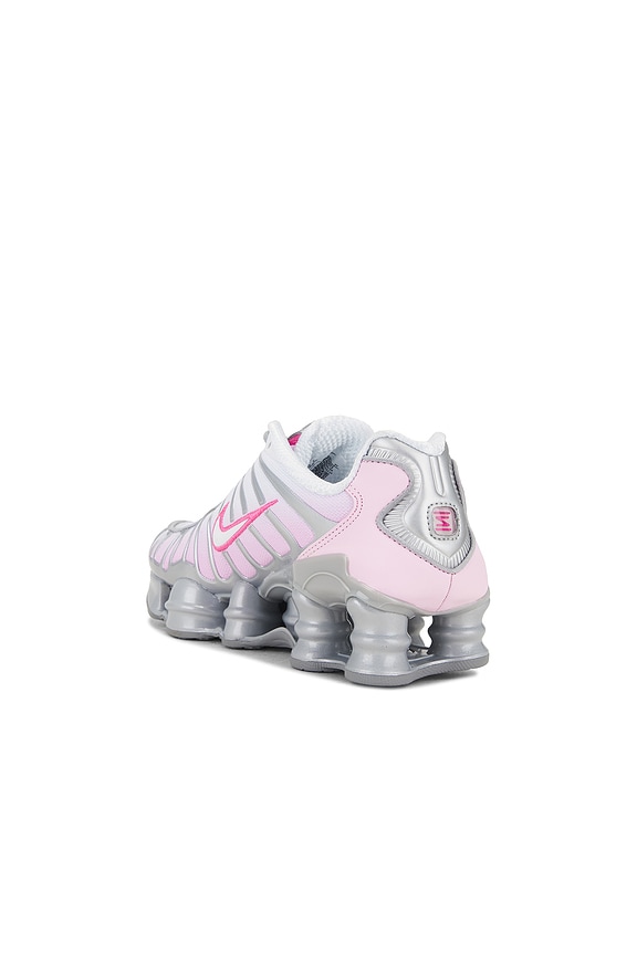 Nike Shox TL Sneaker in Metallic Platinum, Pinksicle, Pink Foam ...