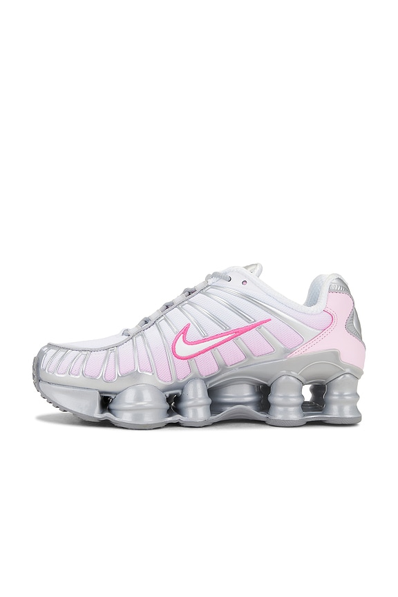 Nike Shox TL Sneaker in Metallic Platinum, Pinksicle, Pink Foam ...