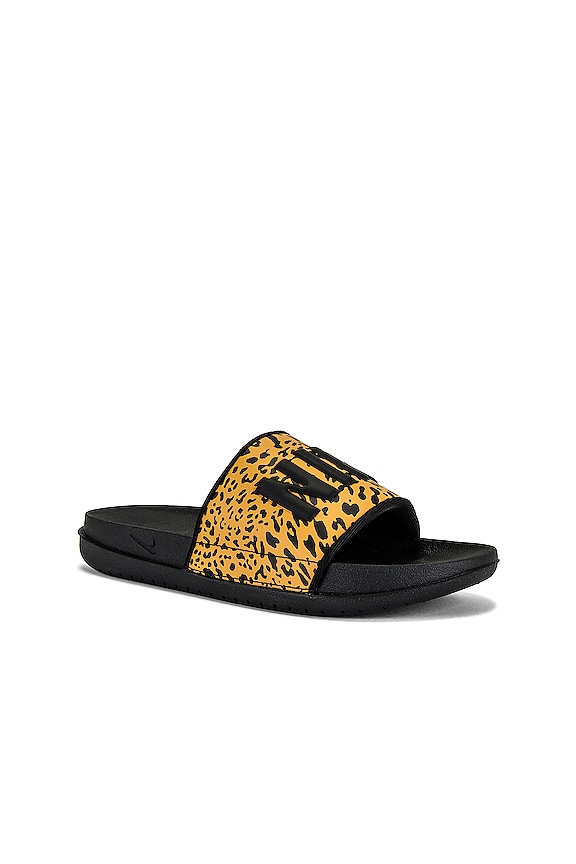Nike Off Court Slide in Chutney & Black | REVOLVE
