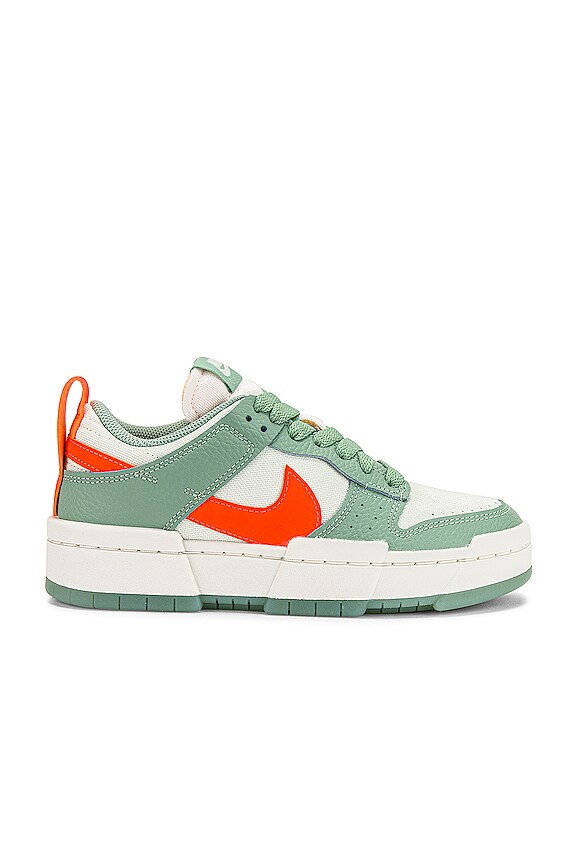 Nike Dunk Low Disrupt Sneaker in Sea Glass, Hyper Crimson, Steam ...