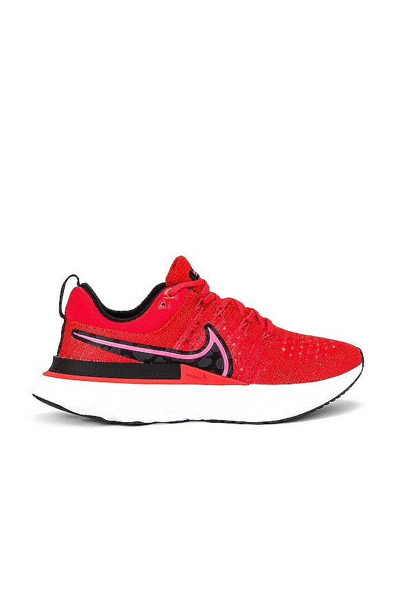 Nike React Infinity Run Fk 2 Sneaker in Chile Red, Hyper Pink, Black ...