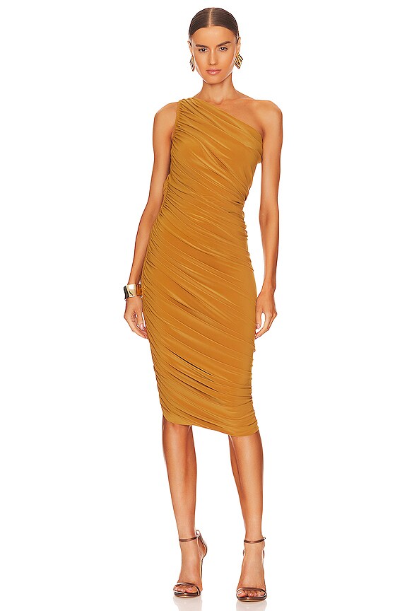 Norma Kamali Diana Dress in Mocha | REVOLVE