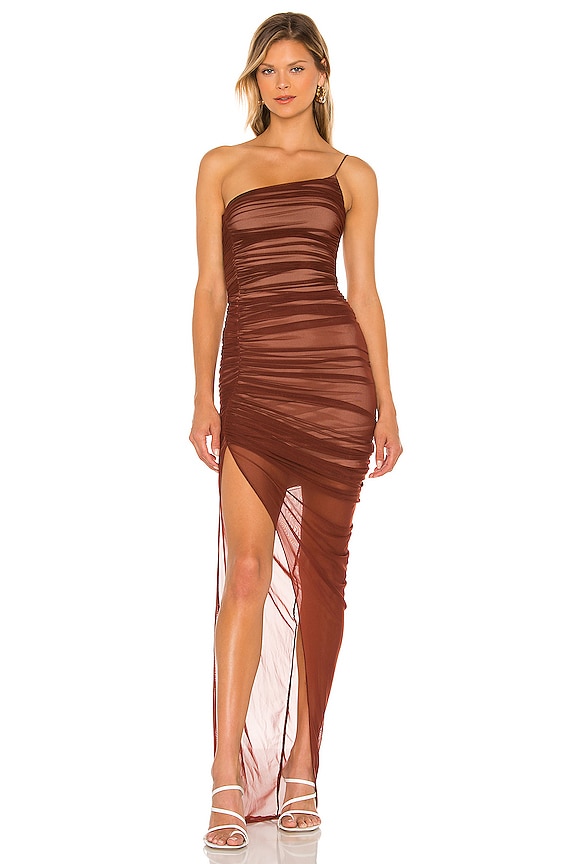 Nookie Mecca Gown in Chocolate | REVOLVE