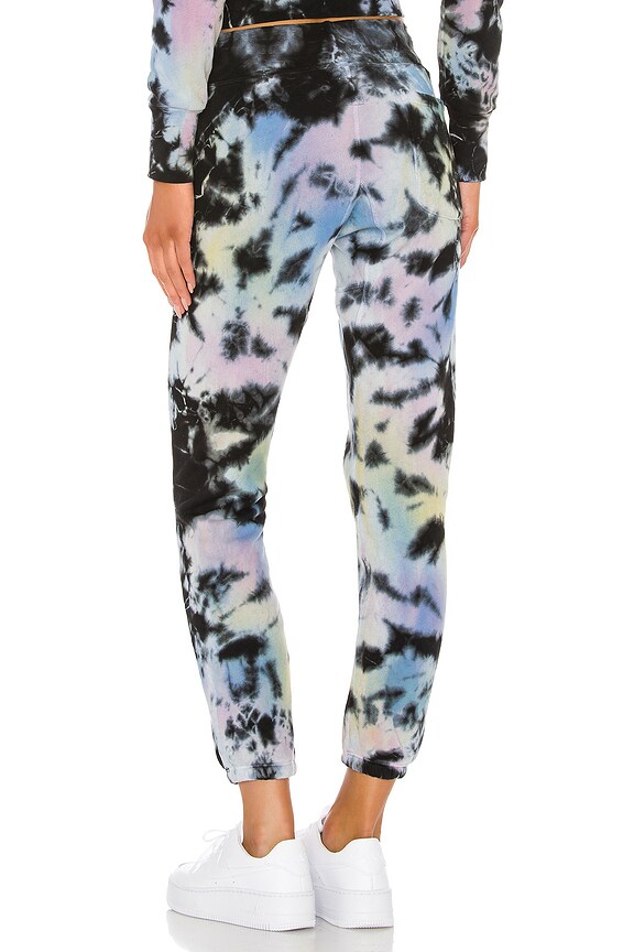 NSF Sayde Slouchy Sweatpant in Obsidian Tie Dye | REVOLVE