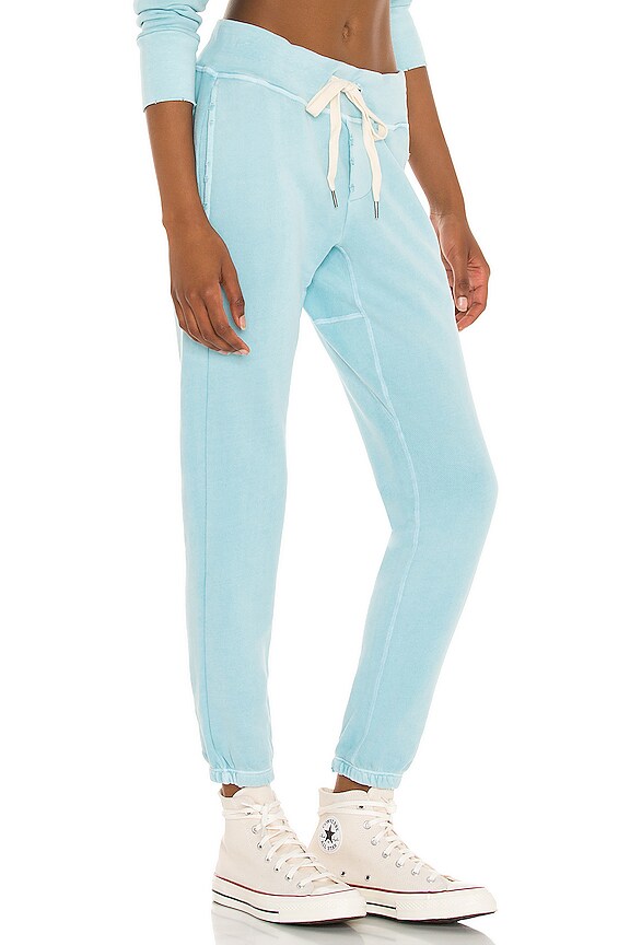 NSF Sayde Slouchy Slim Sweatpant in Pigment Blue Curacao | REVOLVE