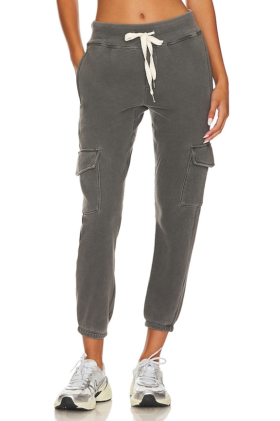 NSF Harris Cargo Fleece Pants in Pigment Black | REVOLVE