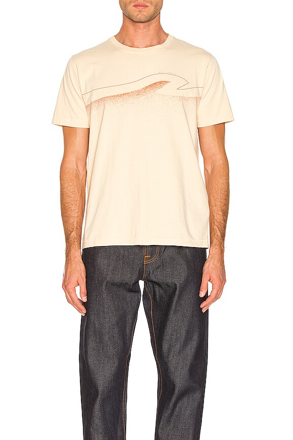 Nudie Jeans Roy Colors Tee in White | REVOLVE