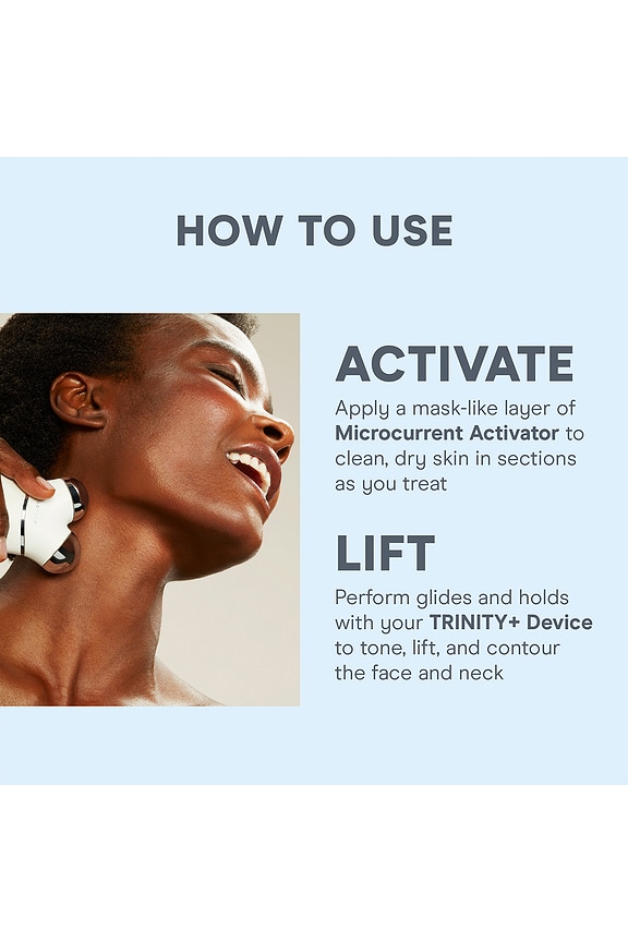 NuFACE Trinity+ Starter Kit in White | REVOLVE