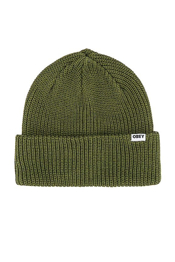 Obey Bold Organic Beanie in Army | REVOLVE