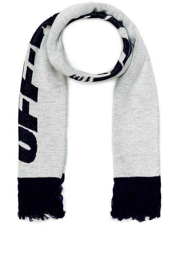 OFF-WHITE Wing Off Scarf in White & Blue | REVOLVE
