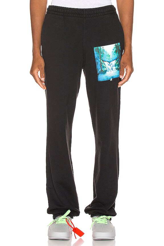 OFF-WHITE Waterfall Sweatpant in Black Multi | REVOLVE
