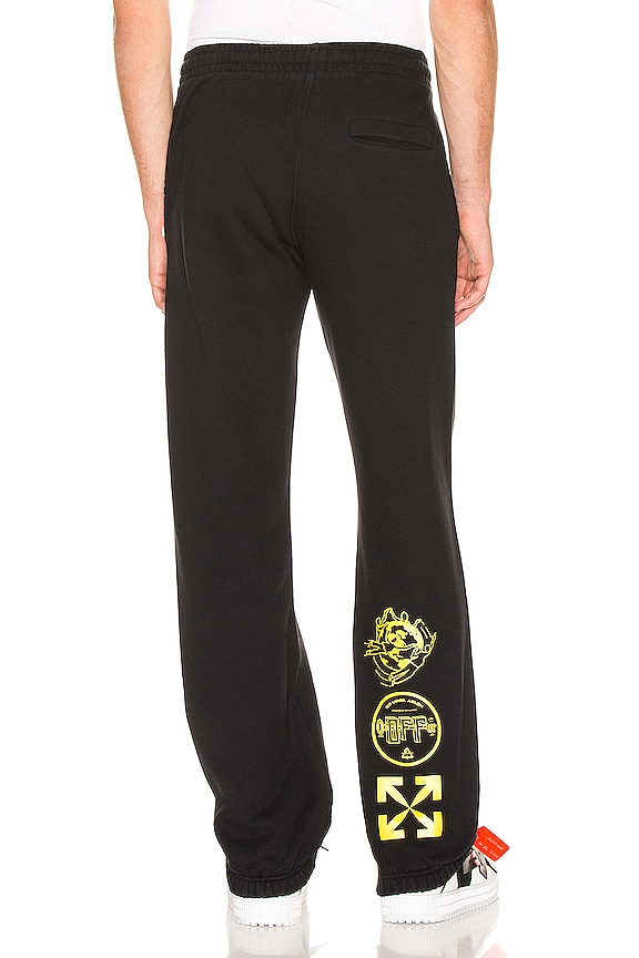OFF-WHITE Multi Symbols Sweatpant in Black | REVOLVE