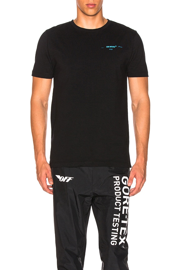 OFF-WHITE Gradient Over Tee in Black & Multicolor | REVOLVE