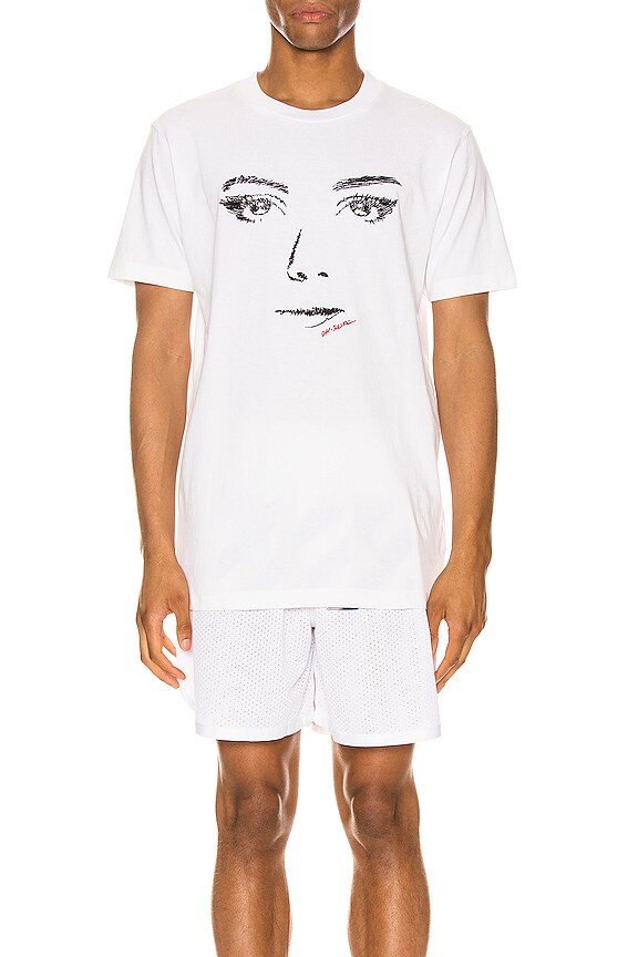OFF-WHITE Woman Gaze Tee in White & Black | REVOLVE