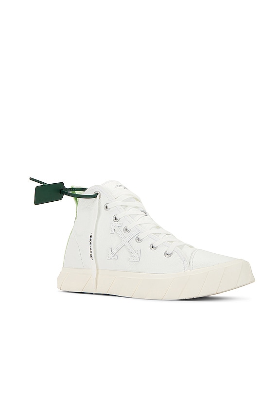 OFF-WHITE Mid Top Sneakers in White | REVOLVE