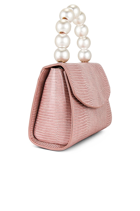 olga berg Peta Pearl Handle Bag in Pink | REVOLVE